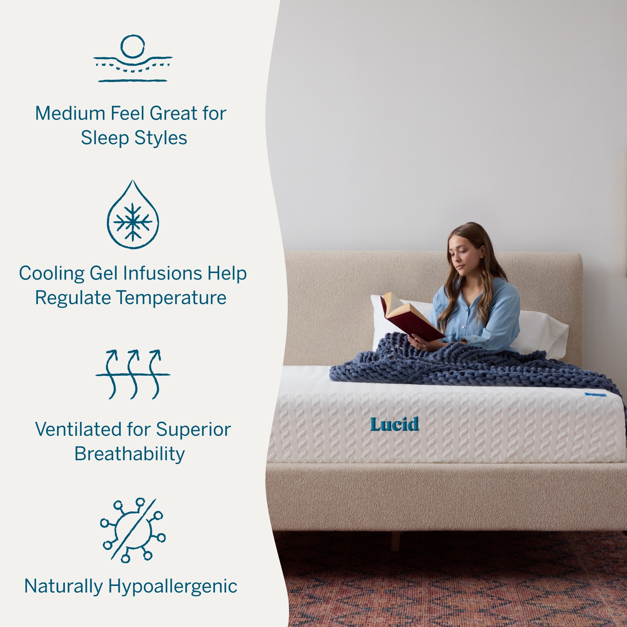 LUCID Comfort Collection 10 inch Luxury Gel Memory Foam Mattress On Sale Bed Bath Beyond 11953780