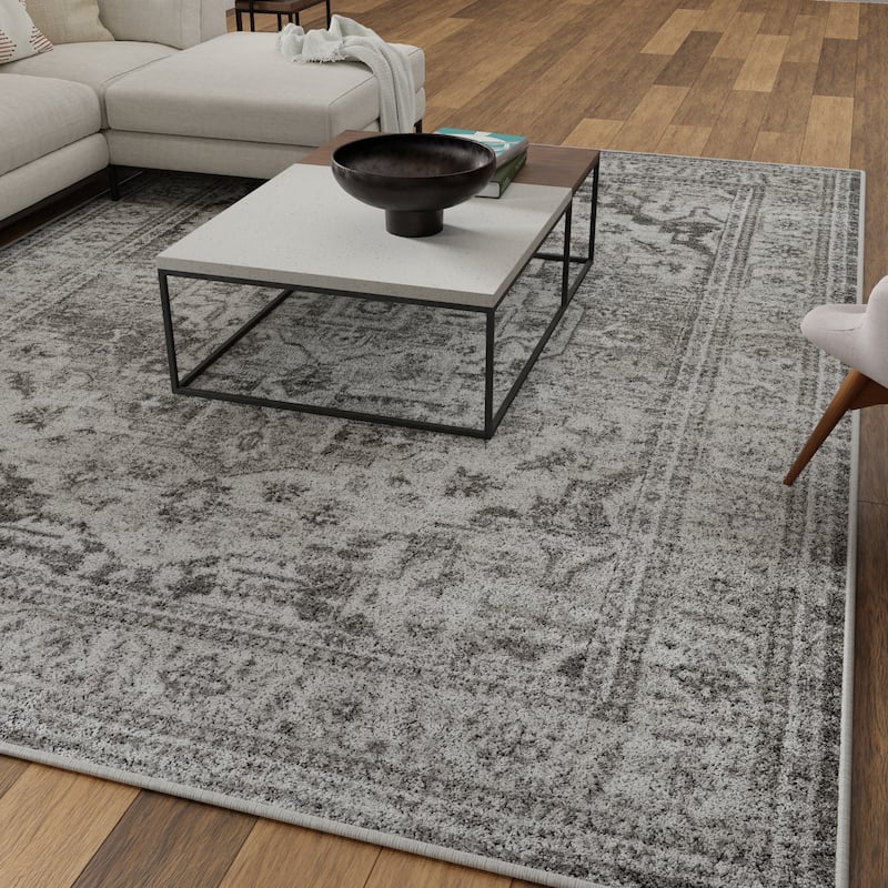 Loomaknoti Rhane Alvner Gray Area Rug - Overstock - 36263775