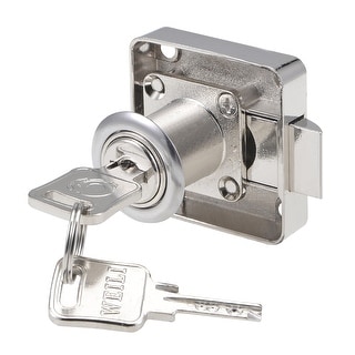 Drawer Cabinet Lock 18mm Diameter 22mm Length Cylinder Keyed Different ...