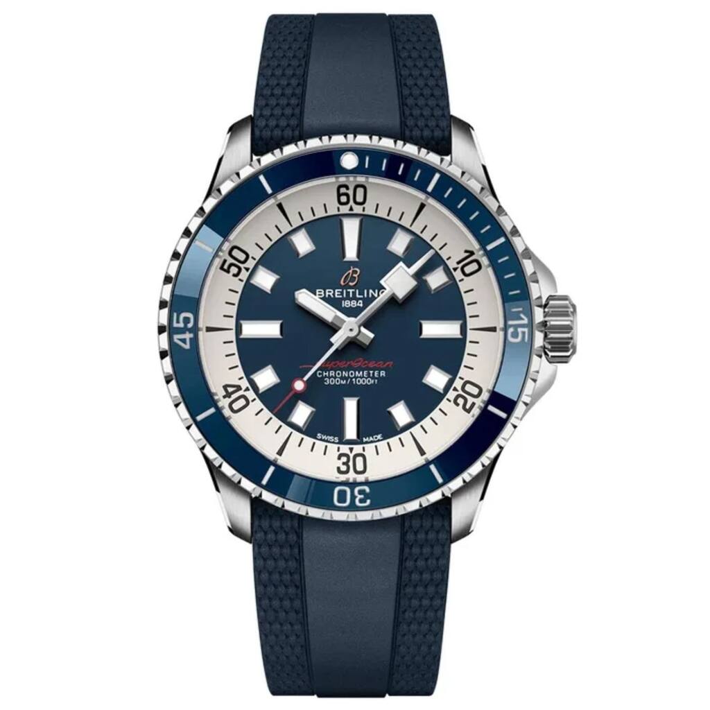 Breitling Men's SuperOcean Blue Dial Watch - A17375E71C1S1 - One Size ...