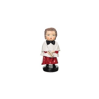 "HARPER" CAROLING BOY Resin Gathered Traditions Joe Spencer Figure ...
