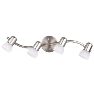 Jasper 4 Light Track Lighting, Pewter Finish - Bed Bath & Beyond - 42900144
