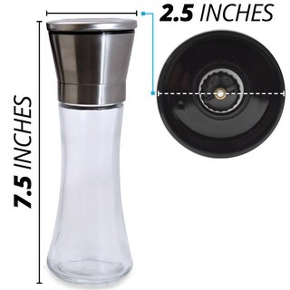 Telfer Stainless Steel Salt and Pepper Grinder, Set of 2 - Bed Bath ...