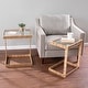 SEI Furniture Ivyside Coastal Natural Woven Fiber Glass End Nesting C ...
