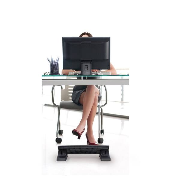 Mount-It! Ergonomic Footrest Adjustable Angle and Height for Under Desk ...