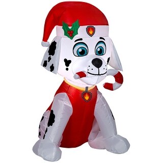 Airblown-Marshall Fire dog w/candy cane - Bed Bath & Beyond - 36211158