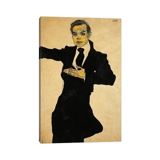 iCanvas "Portrait Of Max Oppenheimer, 1910" by Egon Schiele Canvas ...
