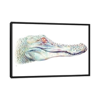 iCanvas "Albino AIligator" by Brandon Keehner Framed Canvas Print - Bed ...