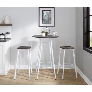 Carbon Loft Barton 3-Piece Bar Set with Square Seats - Bed Bath ...
