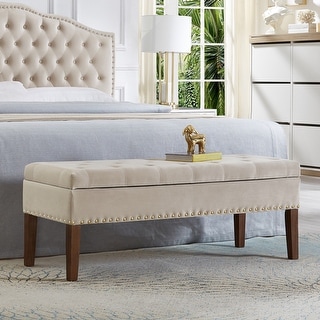 Tufted Bench with Storage - Bed Bath & Beyond - 42949702