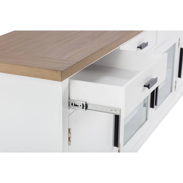 Dover White Entertainment Console - Bed Bath & Beyond - 40299533