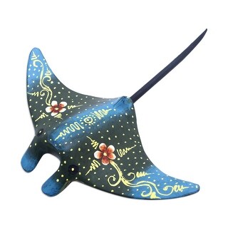 Novica Handmade Divine Stingray Wood Figurine - Bed Bath & Beyond ...