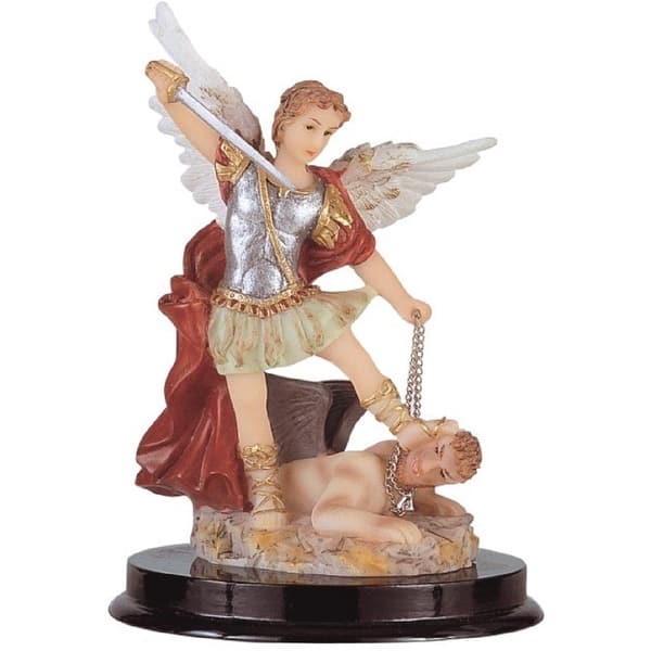 Q-Max 5"H Archangel Michael Statue Saint Michael The Strongest Angel ...
