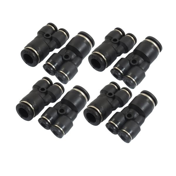 Unique Bargains Air Piping 3 Ways 8mm to 4mm Y Shaped Coupler Tube ...