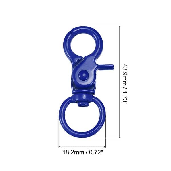 Swivel Clasps Lanyard Snap Hook, 44mm Lobster Claw Clasp, 8Pcs - 43.9mm ...