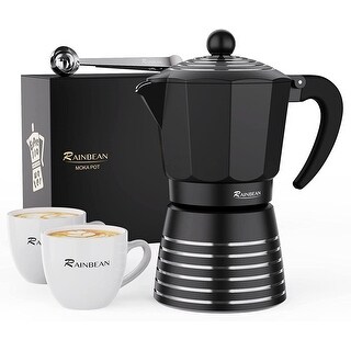 Stovetop Espresso Maker;Aluminum Moka Pot Gift Set for Christmas - Bed ...