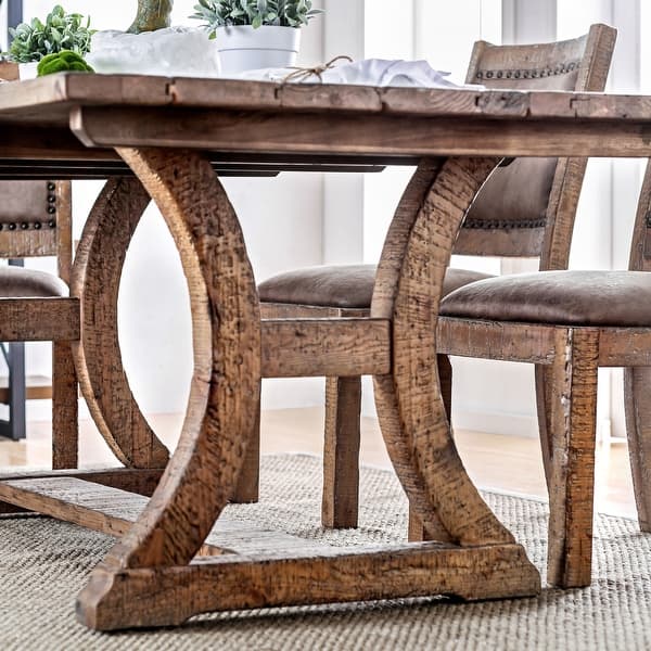 rustic pine table