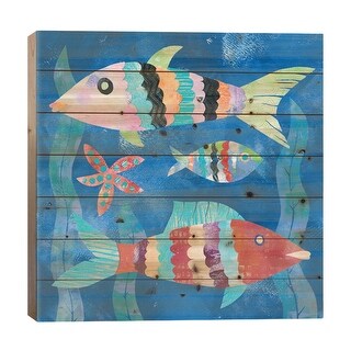 Boho Reef Fish I Print On Wood by Wild Apple Portfolio - Multi-Color ...