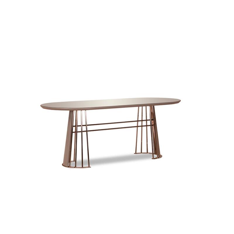 Ruyt Modern Dining Room Table For 6 People - Overstock - 37700998