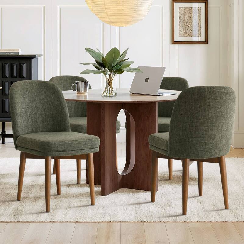 Linen Upholstered Parson Chair(Set of 4) - On Sale - Overstock - 43184212
