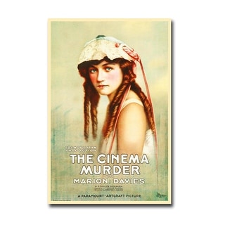 The Cinema Murder by Hollywood Photo Archive Wrapped Canvas Giclee Art ...
