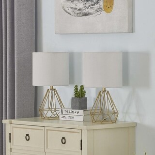 Maribeth Vintage Casual Sage Table Lamp - Set of 2 - 14"W x 9"D x 28"H ...