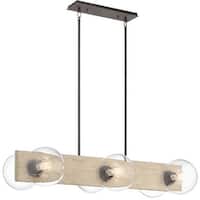 Kichler Marquee 6 Light 42" Wide Linear Chandelier - Bed Bath & Beyond ...