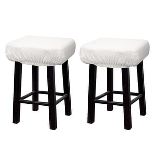 2pcs Stool Covers Rectangle, Bar Stool Covers Saddle Seat Cover - Bed ...