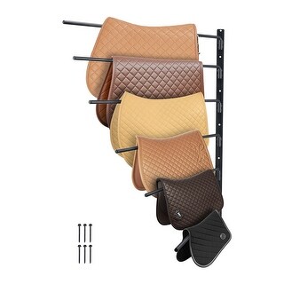 UIMOSO Wall Mounted Saddle Rack, 30.9 x 29.9 x 5.5 in, Swing Out Saddle ...