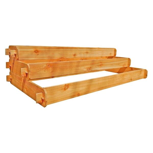 Raised Bed Kit Large 3 Tiered (1x6 2x6 3x6) Western Red Cedar Elevated ...