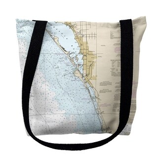 Venice - Lemon Bay to Passage Key Inlet, FL Nautical Map Medium Tote ...