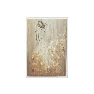 Led Thread Framed Wall Art Glamour Lady - Bed Bath & Beyond - 42182989
