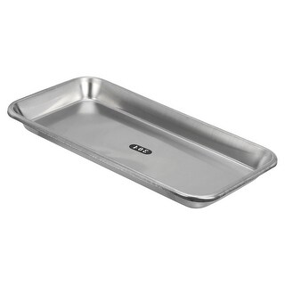 304 Stainless Steel Tray 22.5x12cm Thicken Rectangular Flat Lab ...