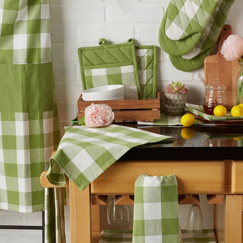 DII Vintage Red Buffalo Check Dishtowel (Set of 3) - On Sale ...