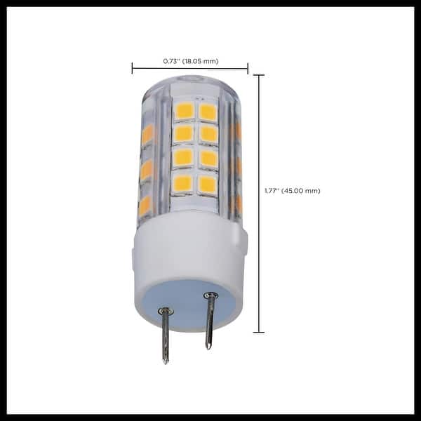 4.5 Watt T6 LED Clear Finish G8 Base 3000K 120 Volt - Bed Bath & Beyond ...