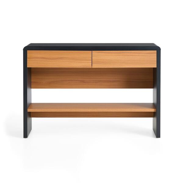 Brookside Reyna Modern Wood Console Table with Rounded Corners - On ...
