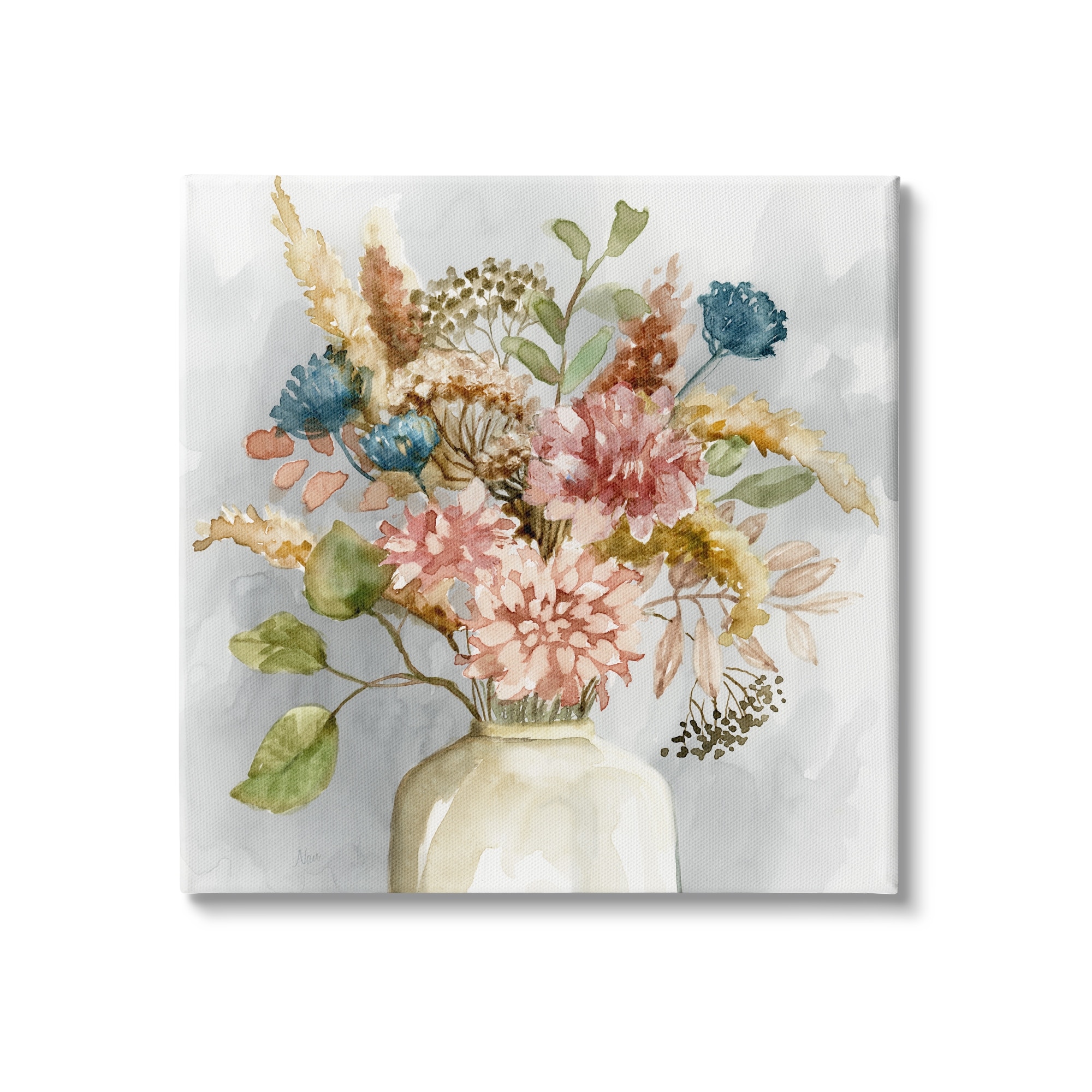 Stupell Country Meadow Roses Floral Bouquet Watercolor Still Life ...