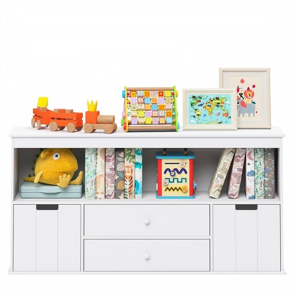 Elephance Toddlerundefineds Toy Box Kids Toy Storage Cabinet Bookcase with 4 Drawers Storage Cube for Children s Playroom On Sale Bed Bath Beyond 35696510
