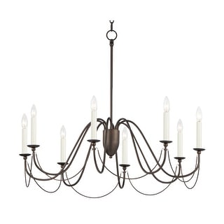 Maxim 12168 Plumette 8 Light 36" Wide Taper Candle Chandelier - Bed ...