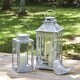 Rustic Cottage Lantern - 8¾''W x 8¾''D x 19½''H - Bed Bath & Beyond ...