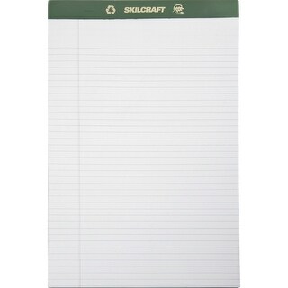 SKILCRAFT Perforated Chlorine Free Writing Pad - 8 1/2" x 14" - Bed ...