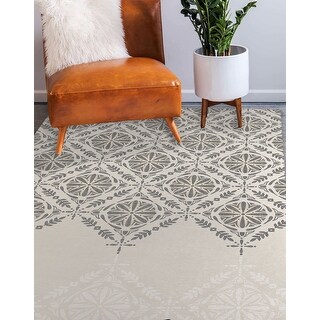 SHADOW TILE DARK GREY Area Rug By Kavka Designs - Bed Bath & Beyond ...