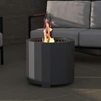 19.5" Outdoor Smokeless Wood Burning Portable Fire Pit - On Sale - Bed ...