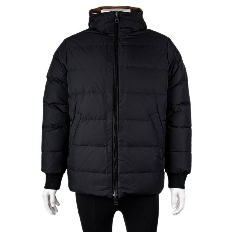 Burberry Men's Barnsfield Reversible House Check Parka - Overstock ...