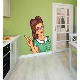 Pin Up Girl Kitchen Decal, Pin Up Girl Kitchen Sticker, Pin Up Girl ...