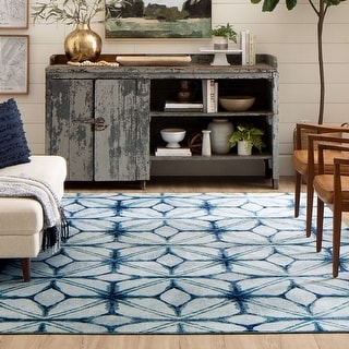 Mohawk home Elyzabeth Blue Area Rug - Bed Bath & Beyond - 36258663
