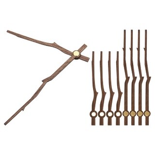 Clock Hands Kit, 5 Set Wooden Mechanism Clock Hand Parts for Clock, G1 ...