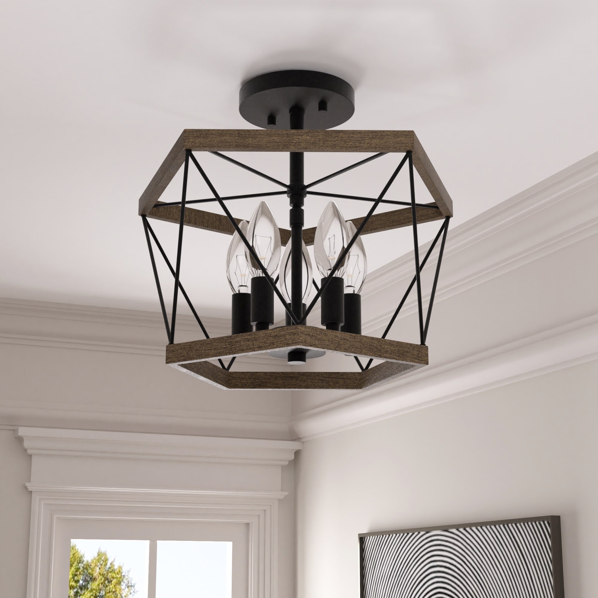 Semi-Flush Mount Ceiling Lights - Bed Bath & Beyond