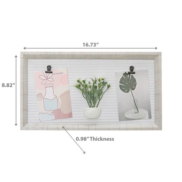 MDF Collage Clip Frame With Faux Plants 4X6 - Bed Bath & Beyond - 40138927