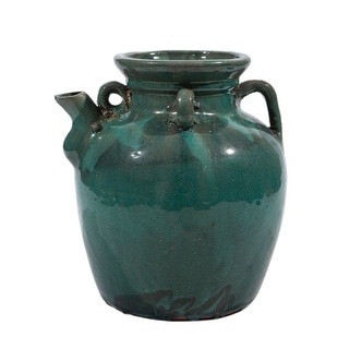 Vintage Green Oil Pot Small - Bed Bath & Beyond - 35780329
